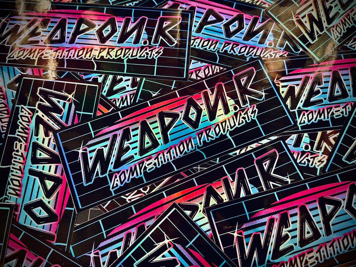90's Retro - Holographic Sticker – WEAPON*R